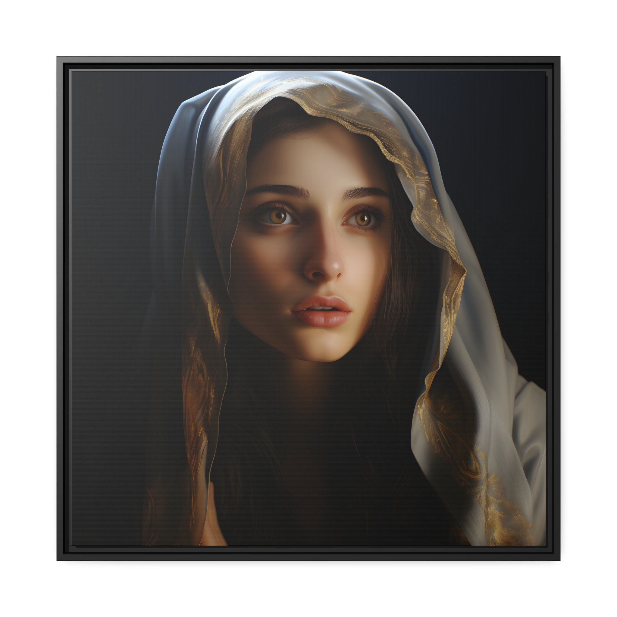 Blessed Virgin Mary Wall Art Modern Eco-friendly Canvas and Frame ...
