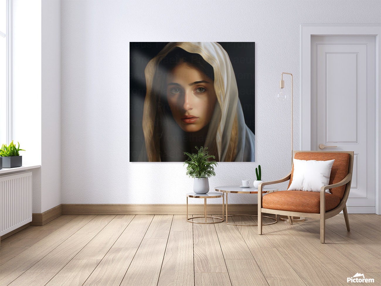 Blessed Virgin Mary Portrait Art Digital Download Mother Mary - Etsy