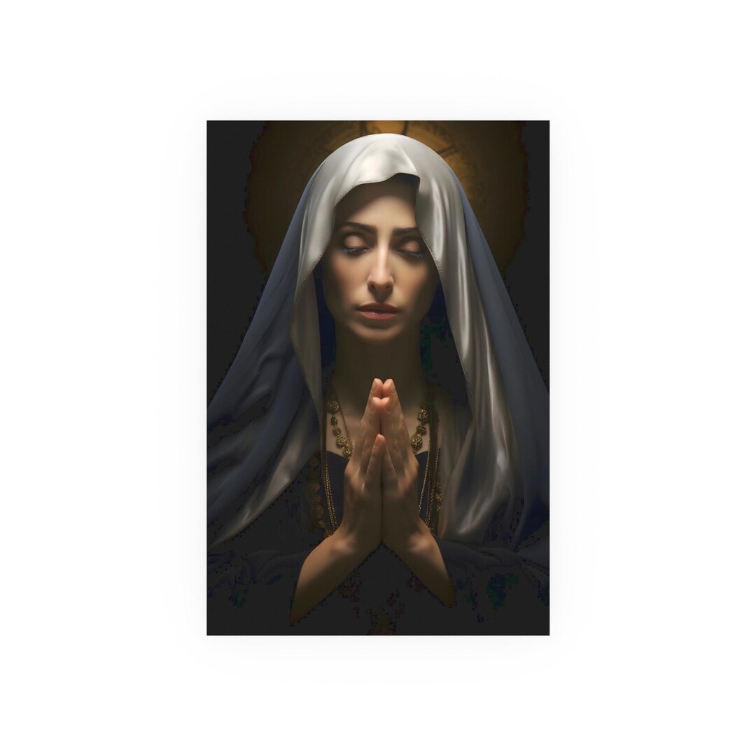 Poster Our Lady of Sorrows Blessed Mother Mary Wall Art La Dolorosa ...