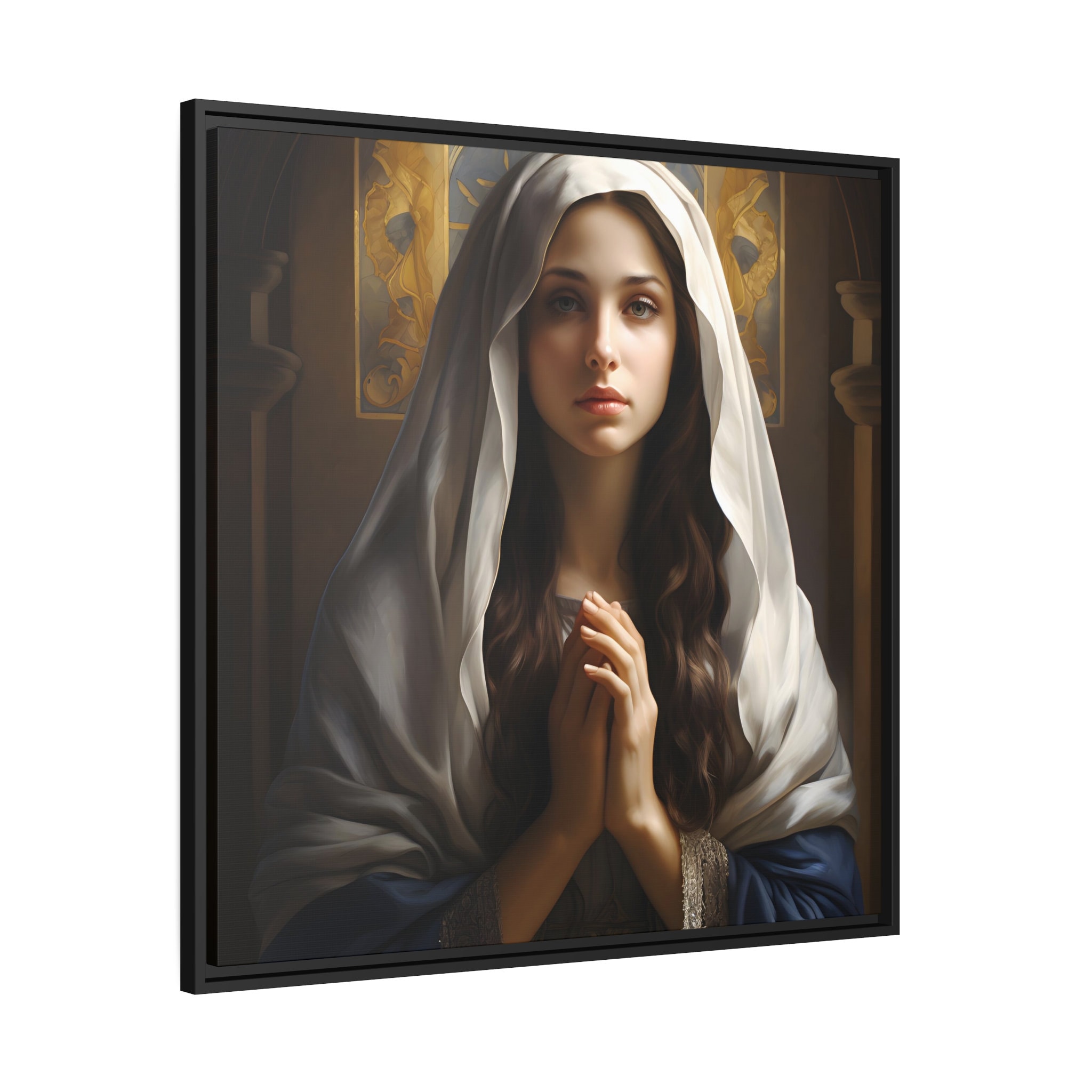Blessed Virgin Mary Wall Art Modern Eco-friendly Frame & Canvas, Mother ...