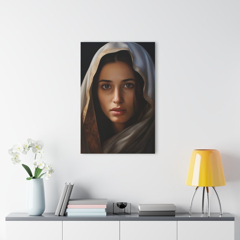 Blessed Virgin Mary Acrylic Print, Virgin Mary Wall Art, Virgin Mary ...
