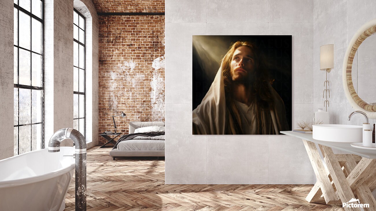 Stunning Jesus Christ Picture Digital Print, Jesus Art Digital Download Jesus Portrait Christ ...
