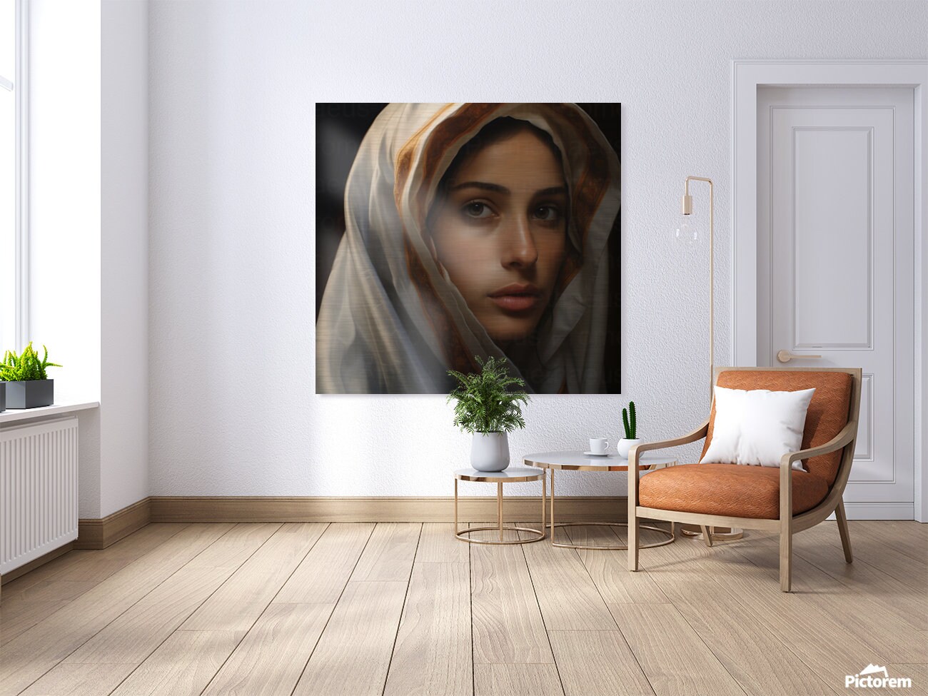 Blessed Virgin Mary Portrait Art Digital Download Mother Mary - Etsy