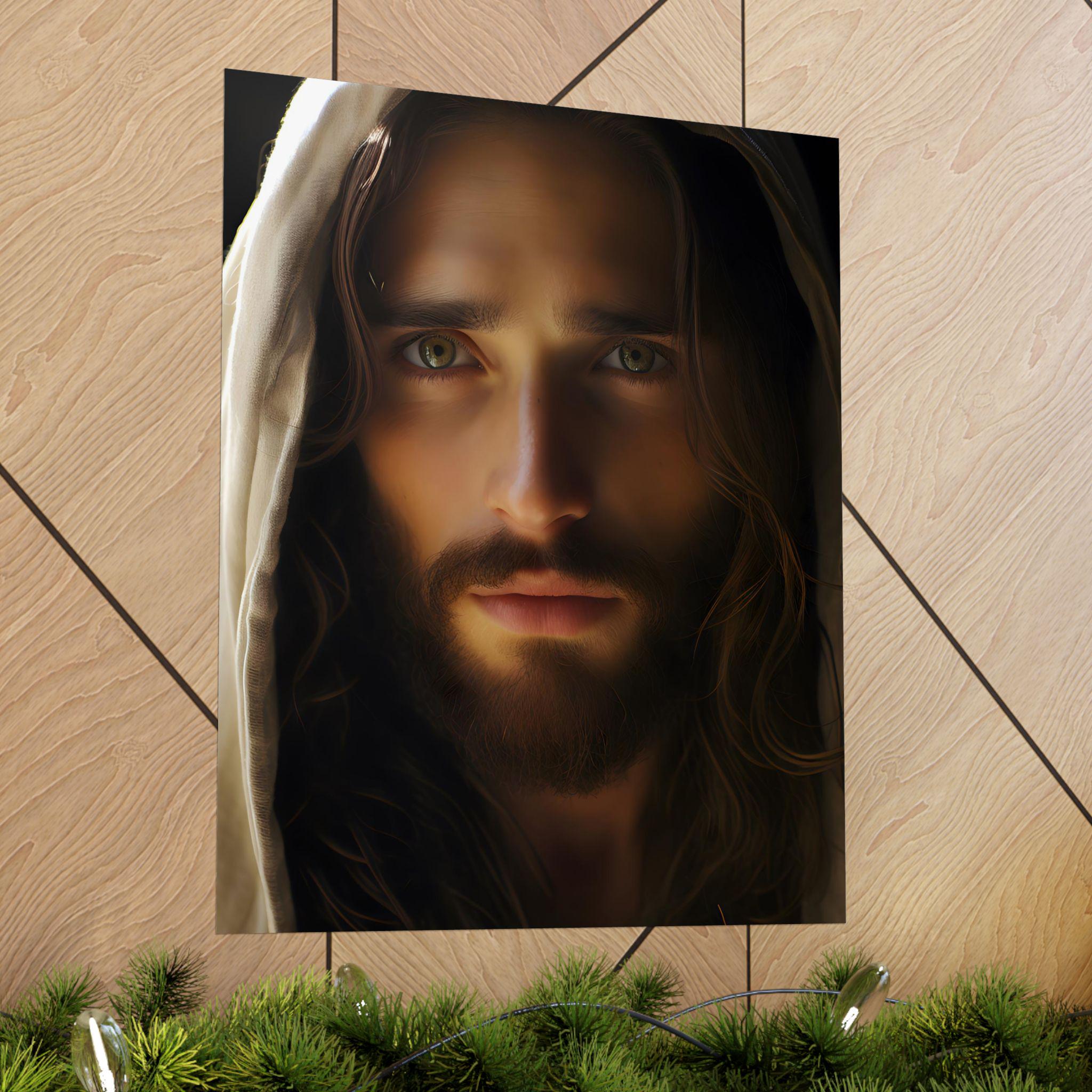 Stunning Jesus Christ Wall Art Poster, Jesus Art, Jesus Poster, Jesus ...