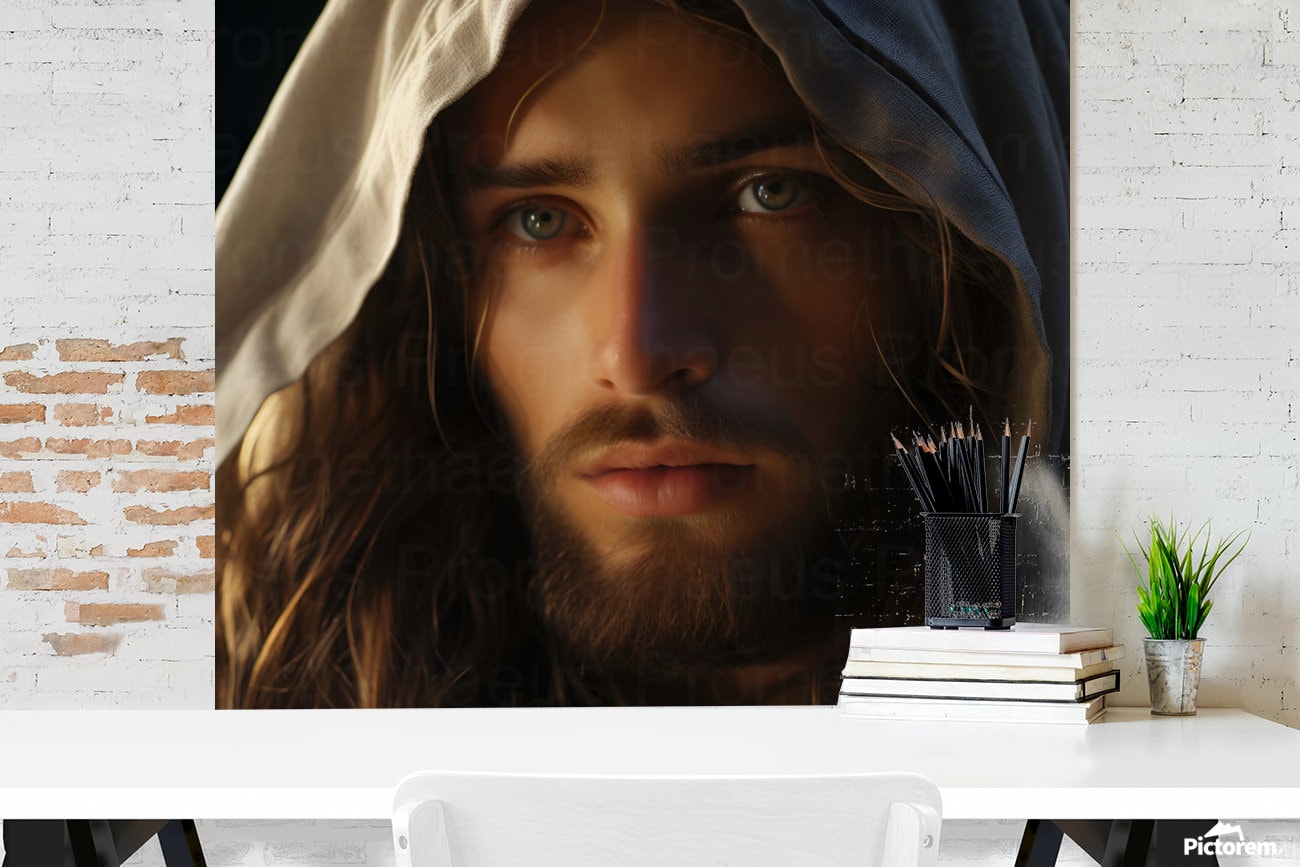 Stunning Jesus Christ Picture Digital Print, Jesus Art Digital Download Jesus Portrait Christ ...