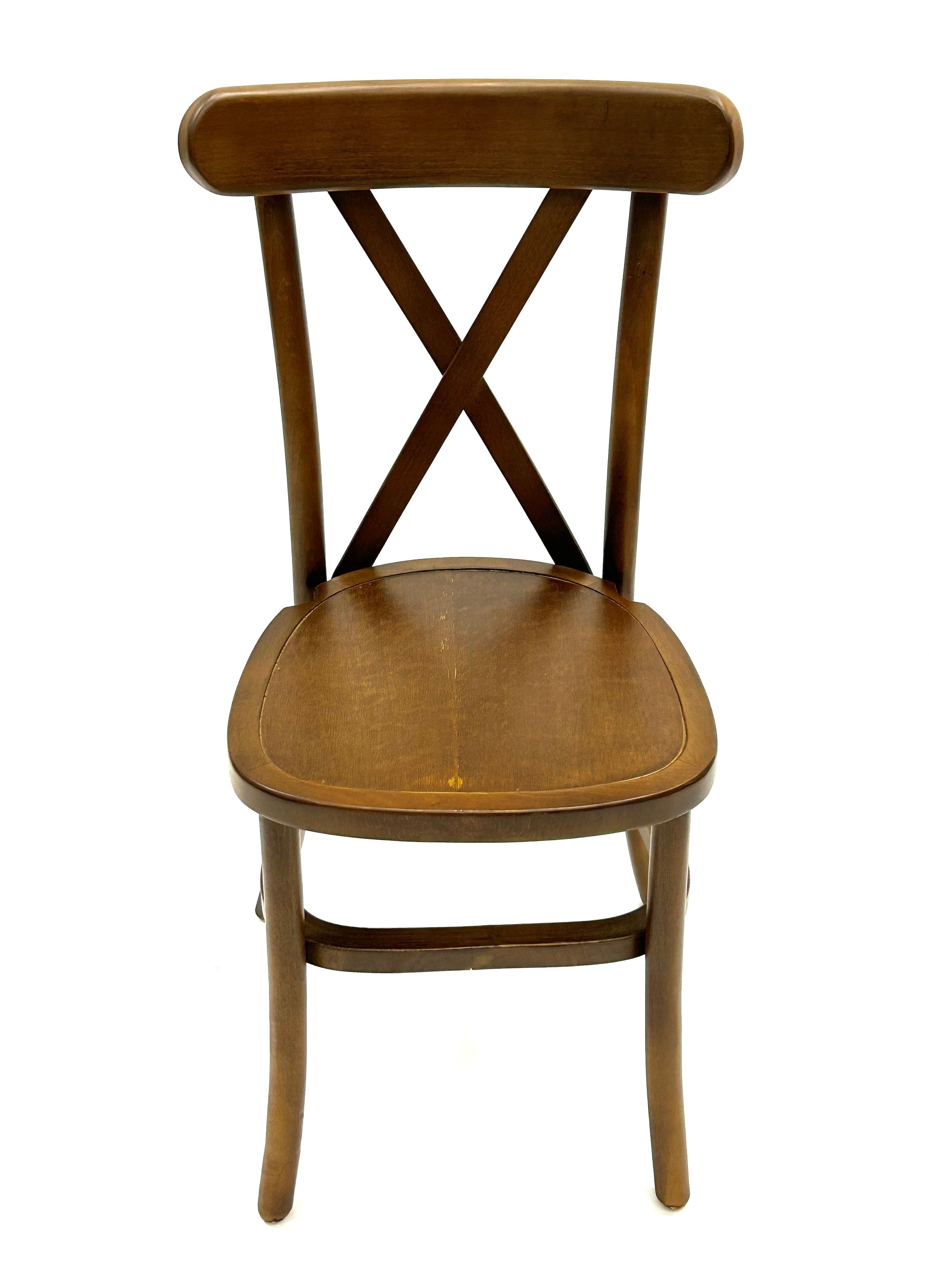 Dark Wooden Crossback Chair: Rustic Wedding & Dining Seating - Etsy UK