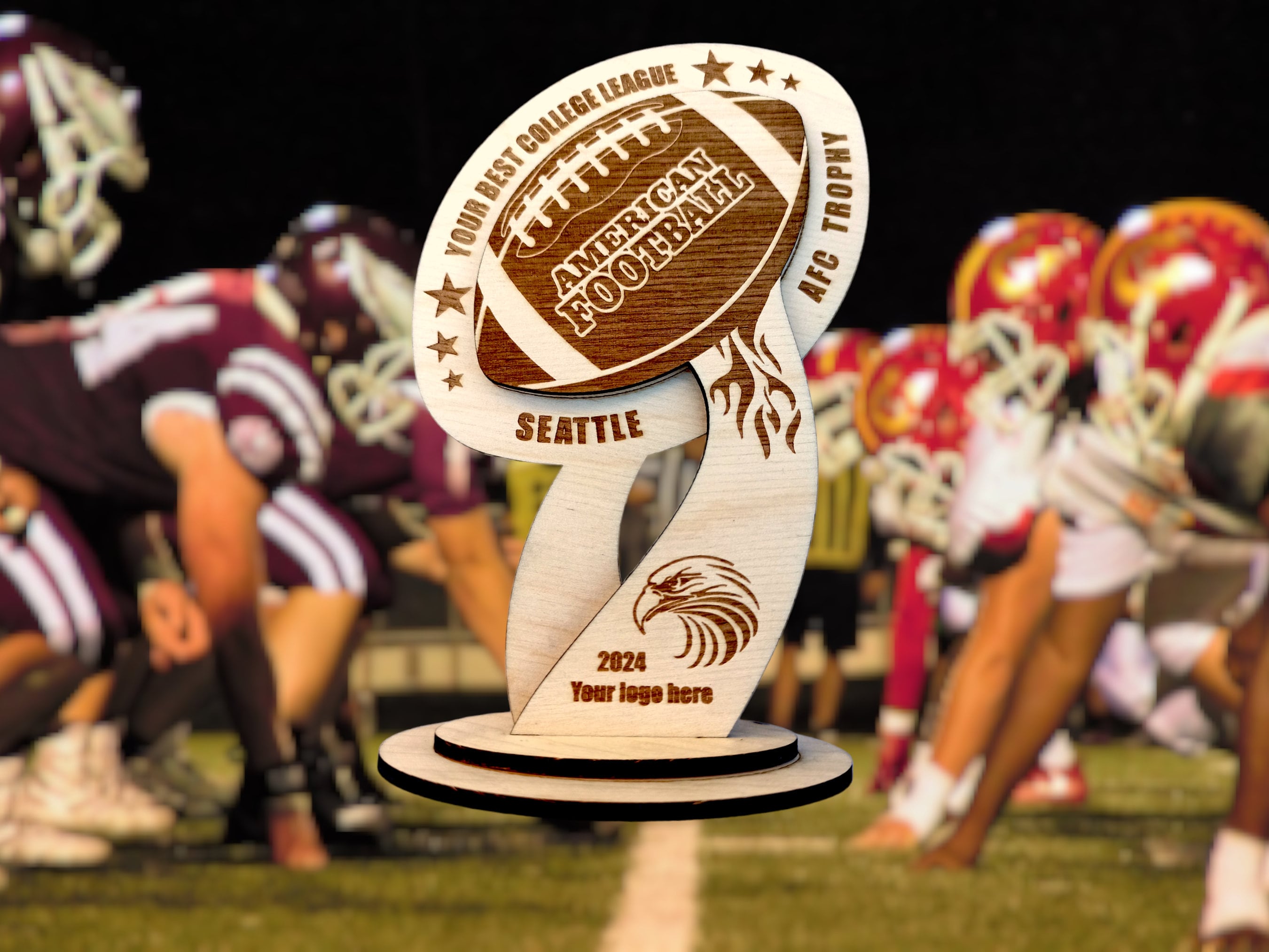 American Football Award - CDR, Ai, SVG, DFX Cut File - Instant Download ...