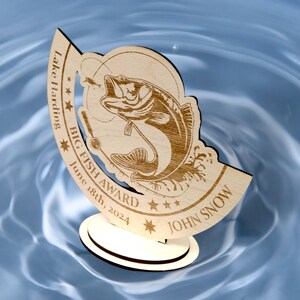 Fishing Award - CDR, Ai, SVG, DFX Cut File - Instant Download - No ...