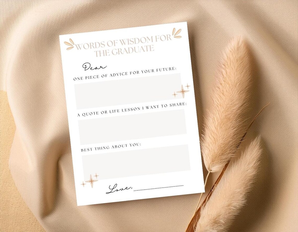 Senior Year Memory Book & Letter to Future Self | Graduation Advice ...