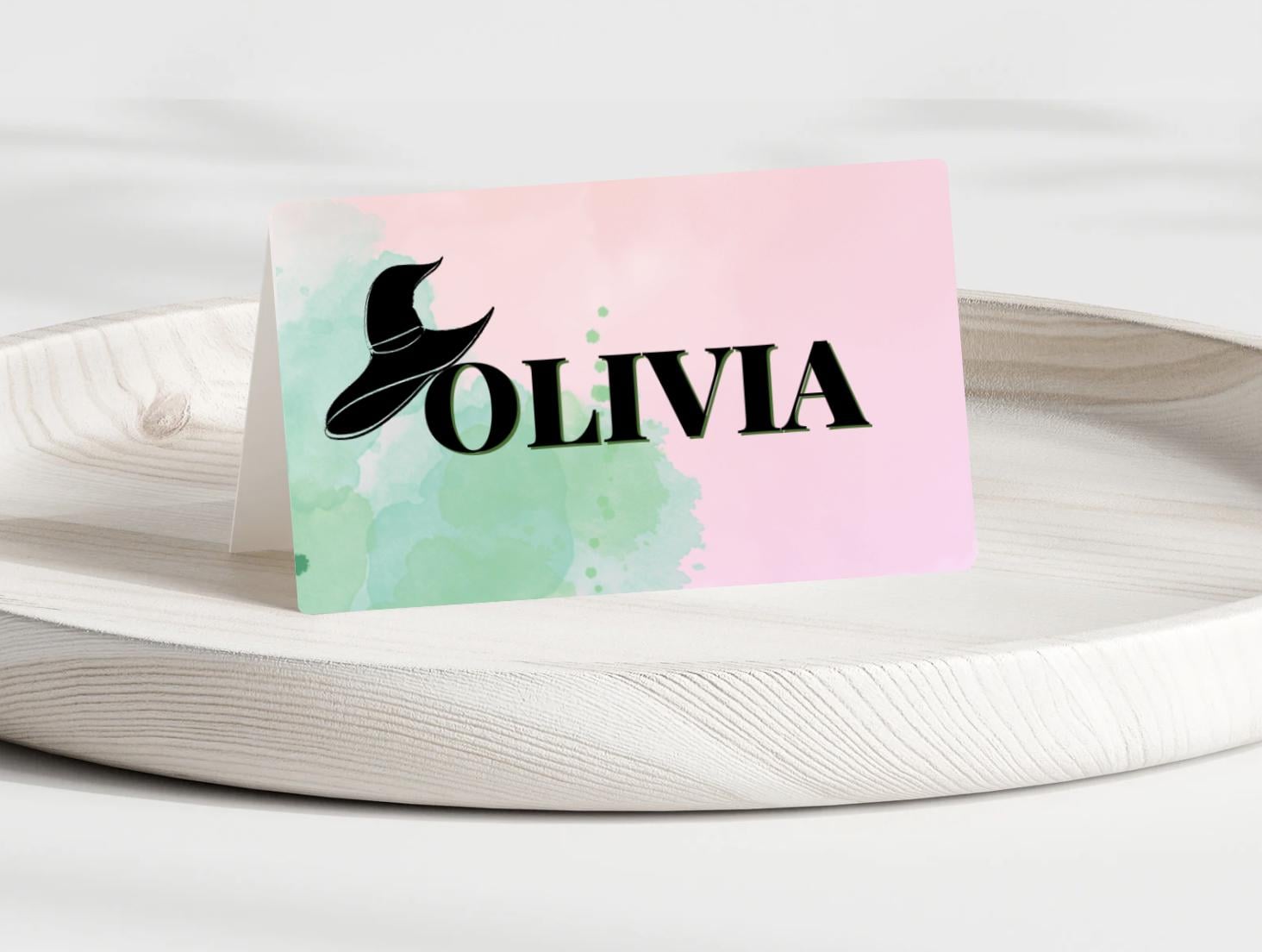 Wicked Place Card Template: Editable Party Decor (digital Download) - Etsy
