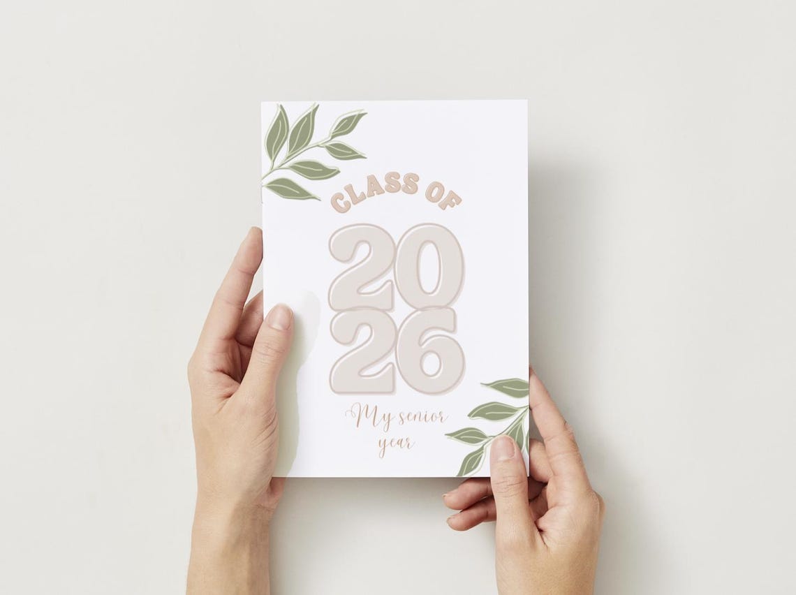 Senior Year Memory Book & Letter to Future Self | Graduation Advice ...