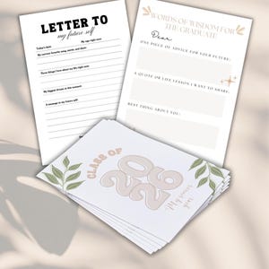 Senior Year Memory Book & Letter to Future Self | Graduation Advice ...