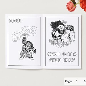Moana 2 Coloring Book: 16 Printable Activity Sheets (digital Download ...
