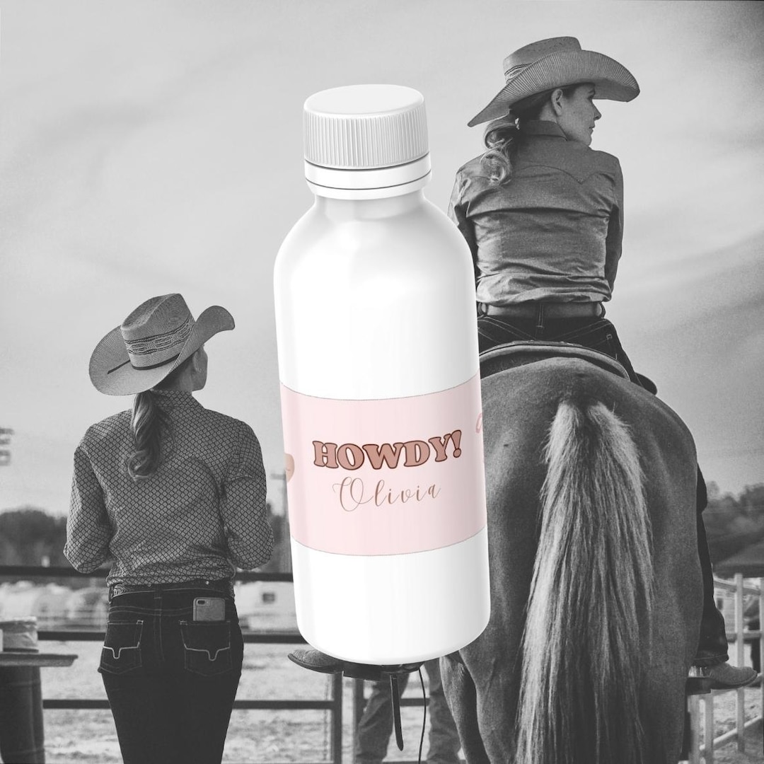 Cowgirl Water Bottle Labels | Western Party Drink Labels | Rodeo ...