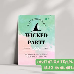 Wicked Movie Activity Sheet: Wizard of Oz Party Game (digital Download ...
