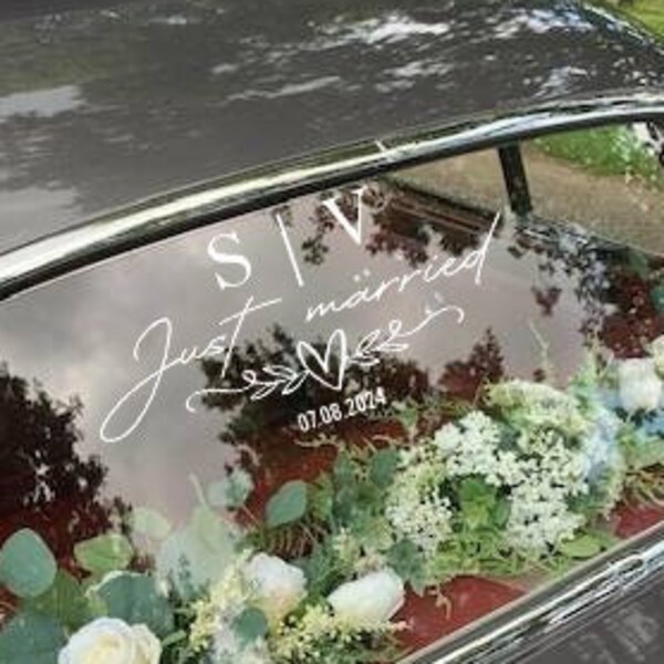 Buy Wedding Car Sticker Online In India - Etsy India