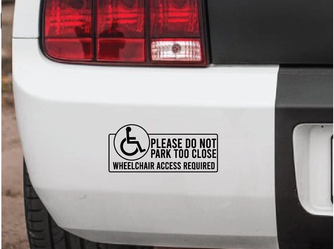 Wheelchair Access Required Decal Sticker - Etsy