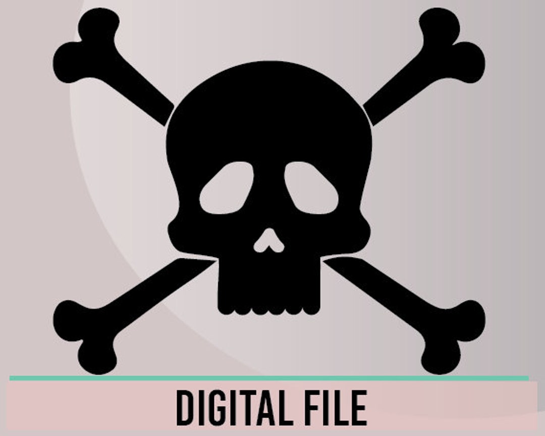 Skull and Crossbones SVG - Etsy