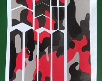 Bicycle Frame Protector Decals Set 14 Pcs / Mtb Protection Guard ...