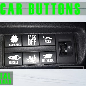 Funny Car Buttons SVG Digital File - Etsy