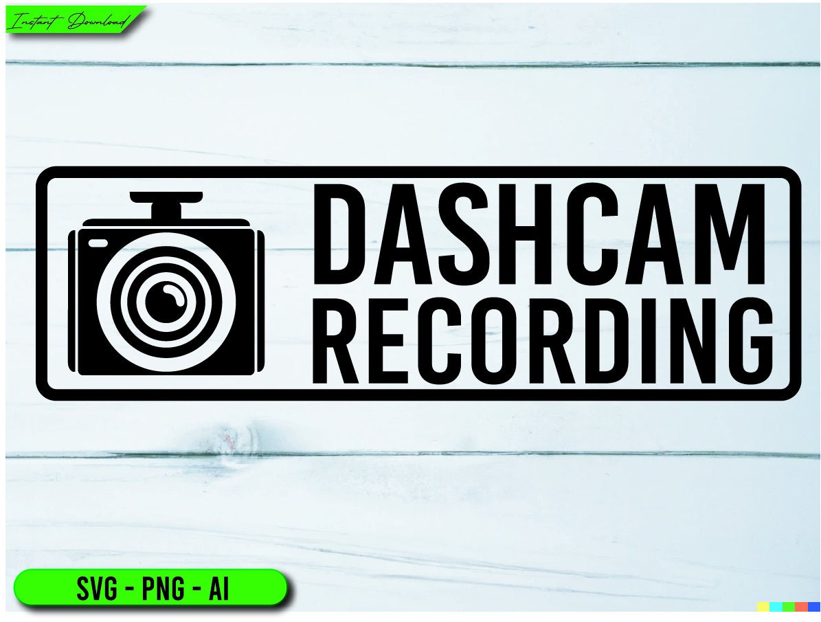 Dashcam Recording SVG Dashcam SVG - Etsy