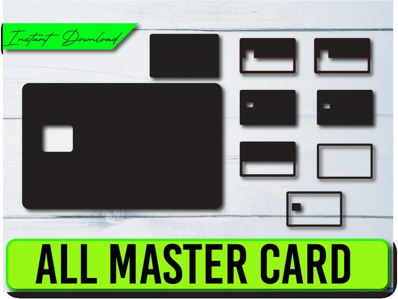 Credit Card Templates SVG - Etsy