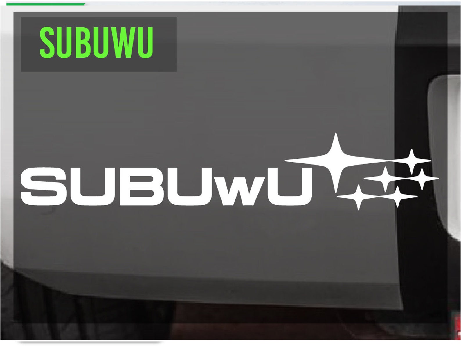 Subuwu Subie Decal Sticker - Etsy