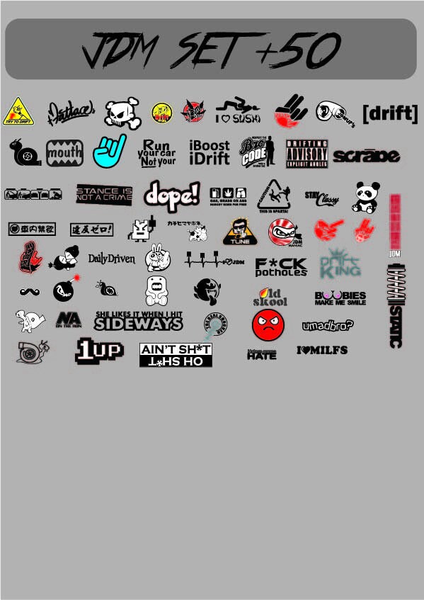 JDM Vector Pack - Etsy