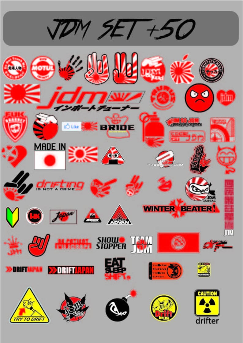 JDM Vector Pack - Etsy