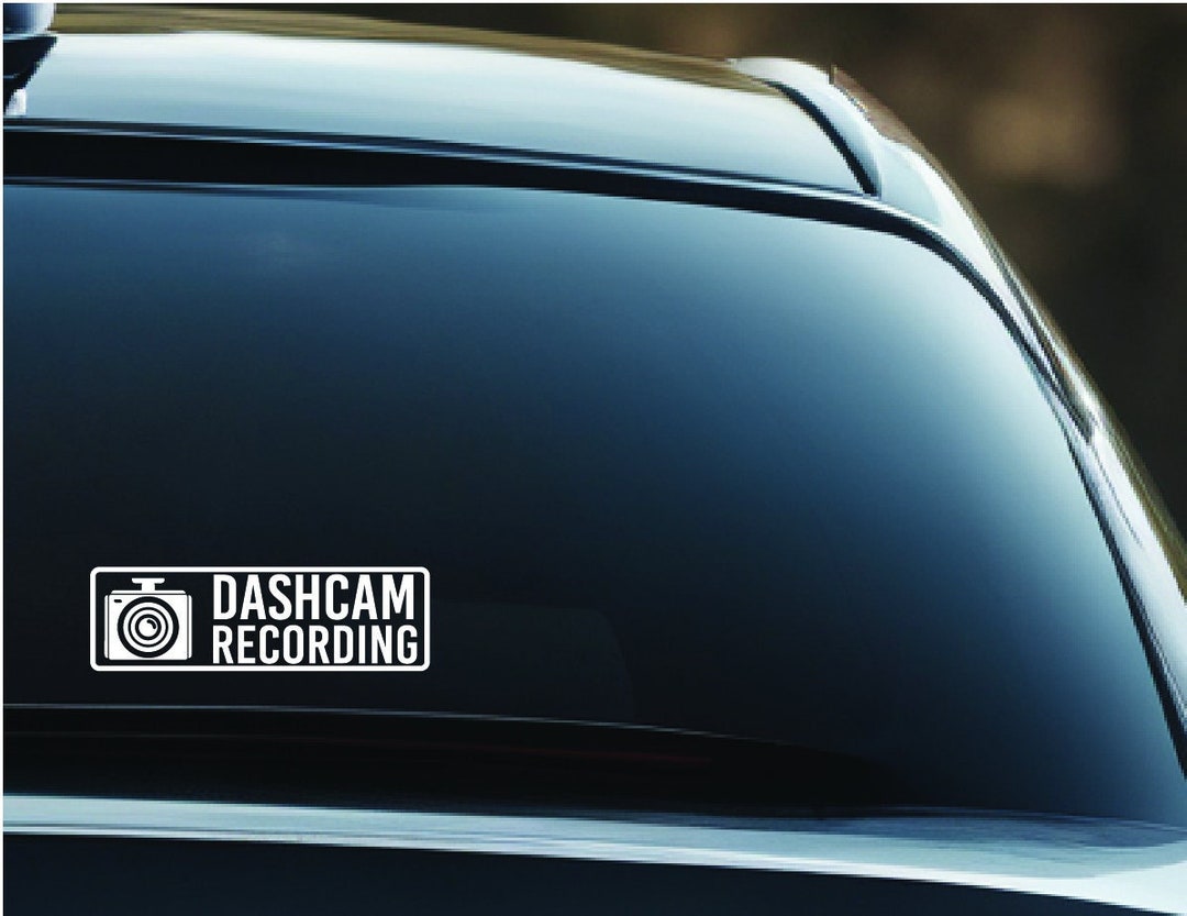 Dashcam RECORDING Car Sticker Decal Vinyl - Etsy
