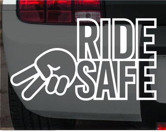 Ride Safe, It's a Biker Thing, Peace Wave, Motorcycle Decal, Motorcycle ...