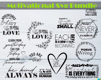 Motivation Quotes SVG Bundle Biggest Motivational Sayings Bundle in ...