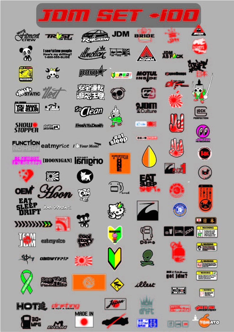 JDM Vector Pack - Etsy