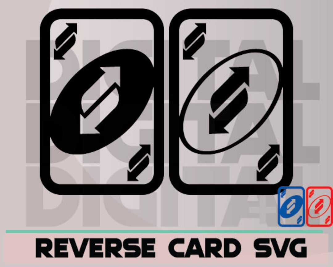 Reverse Card SVG - Etsy