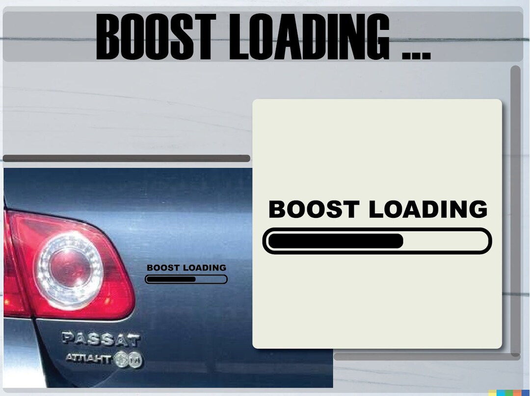 Boost Loading Decal Sticker - Etsy