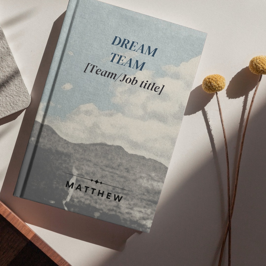 Dream Team Notebook Gift Personalized Team Appreciation Gift Thank You ...