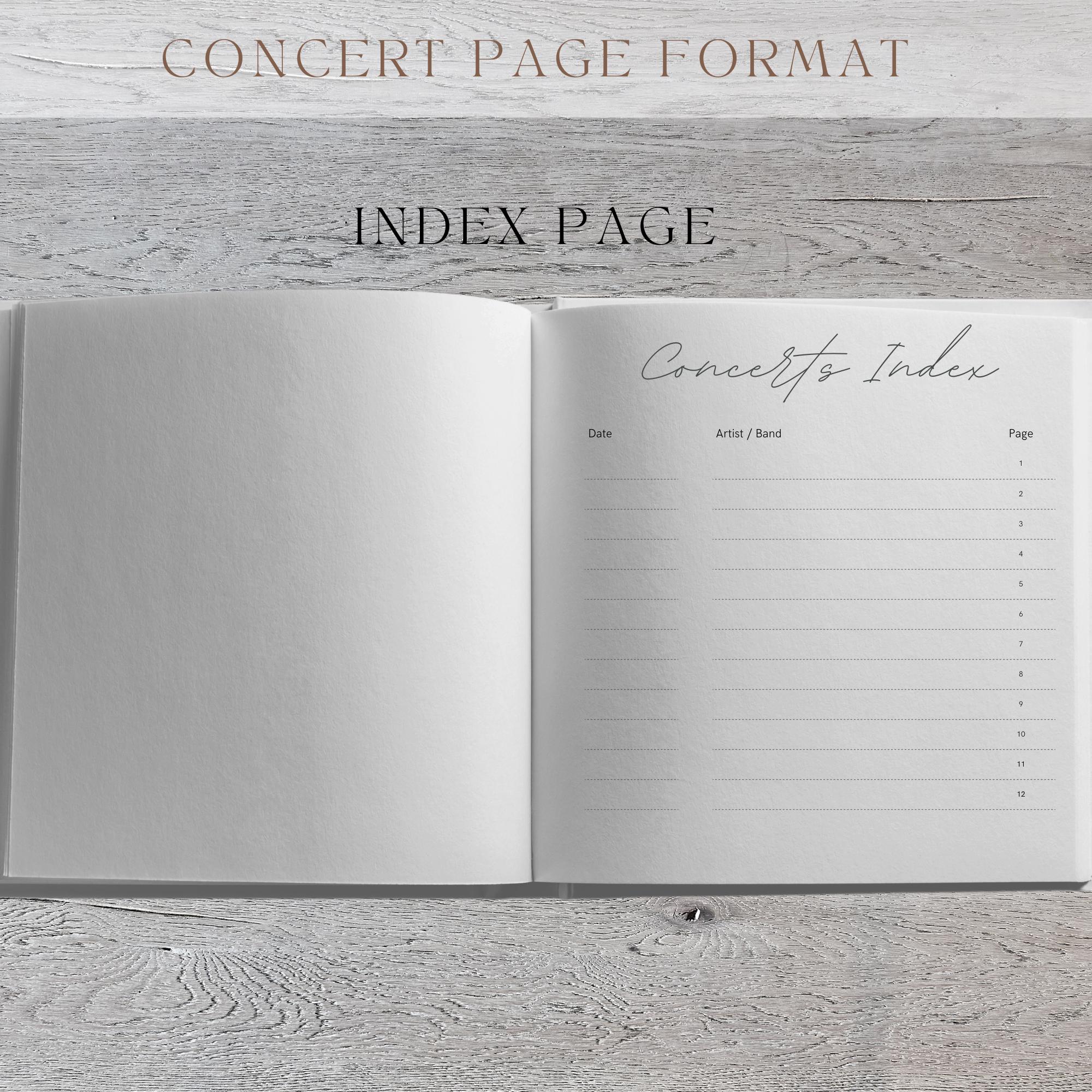 Concert Memories Guided Journal Kpop Concert Diary Custom Korean Army ...