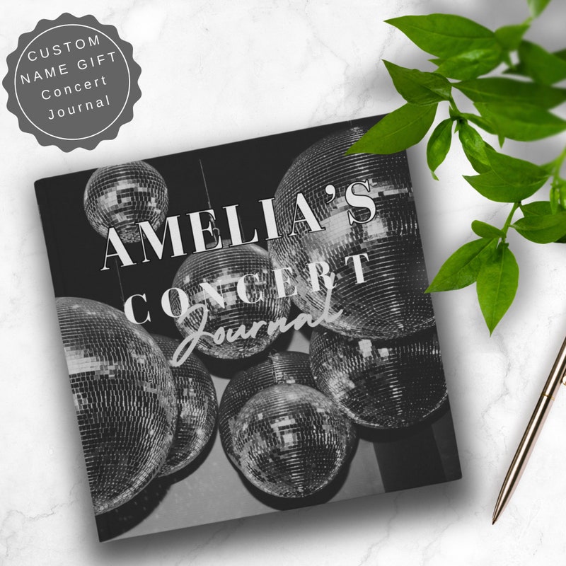 Concert List Book - Etsy