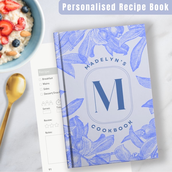 Personalized Cookbook - Etsy