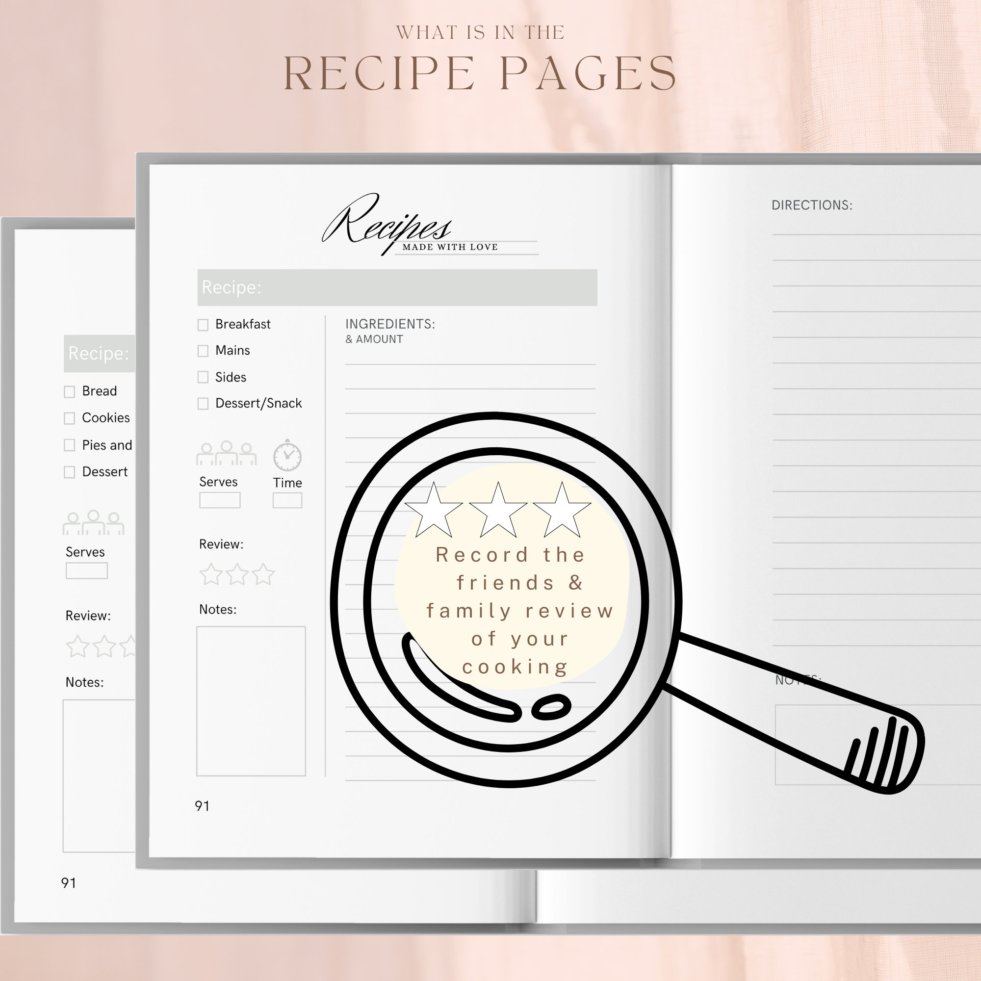 Bread Baking Recipe Book Customised Bake Journal Personalized for Baker ...