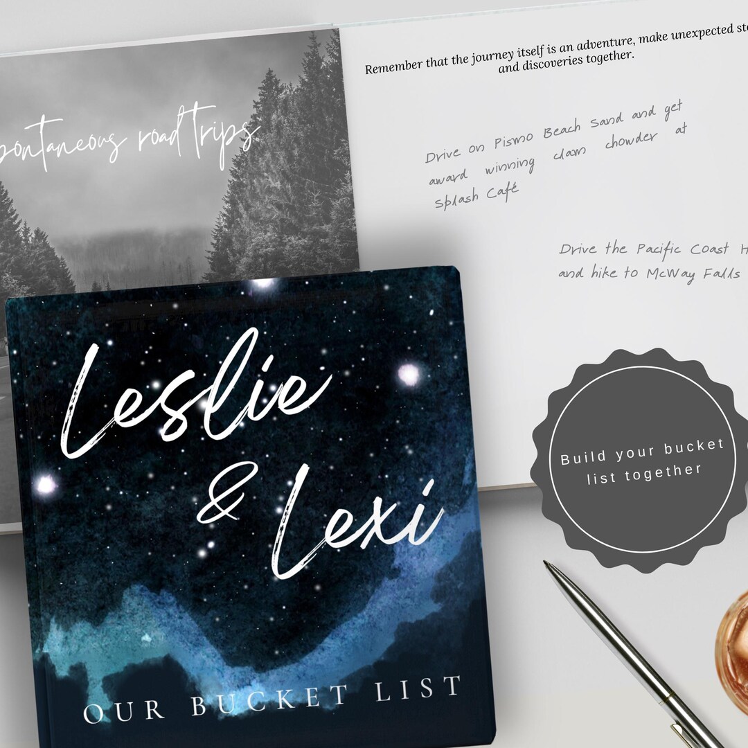 Our Adventure Book for Couples Bucket List Ideas Dating Anniversary ...