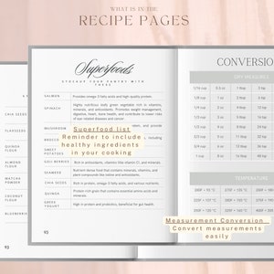 Cookbook Personalized Recipe Book Journal Customised With Name Gift for ...