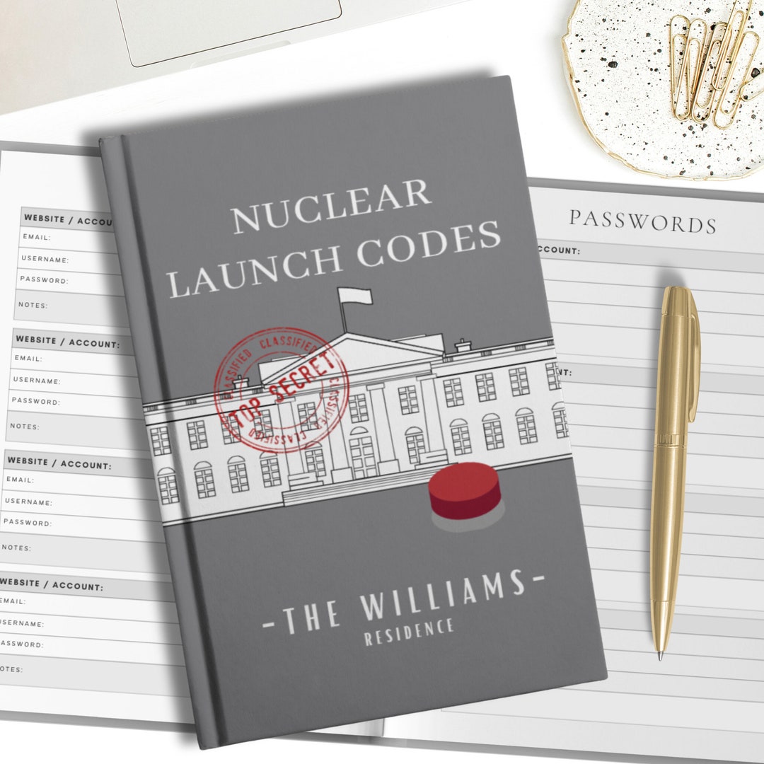 Funny Notebook Password Book Personalized Sarcastic Office Stationery ...