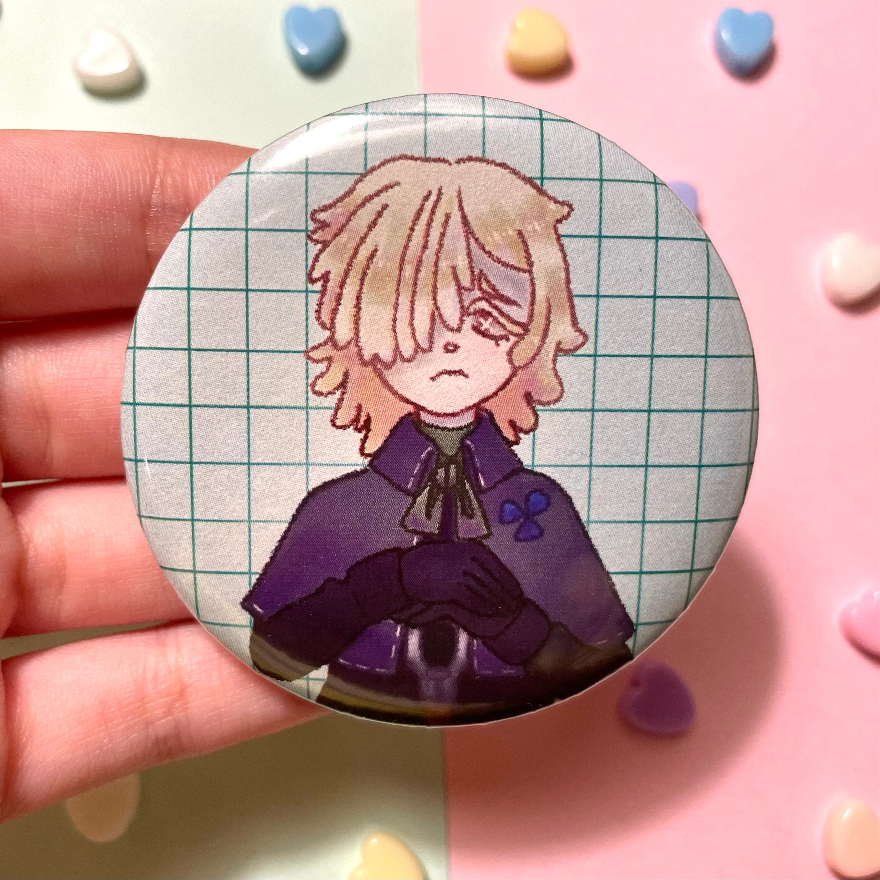 Identity V Buttons - IDV Male Survivor Pin Badges - Postman Prisoner ...