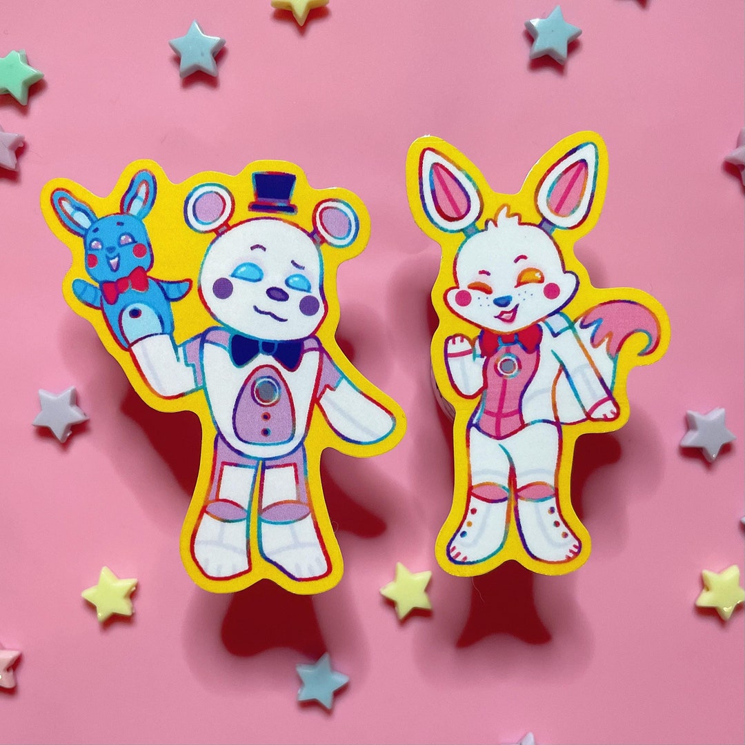 FNAF Sister Location Animatronic Stickers - Five Nights at Freddy's SL ...