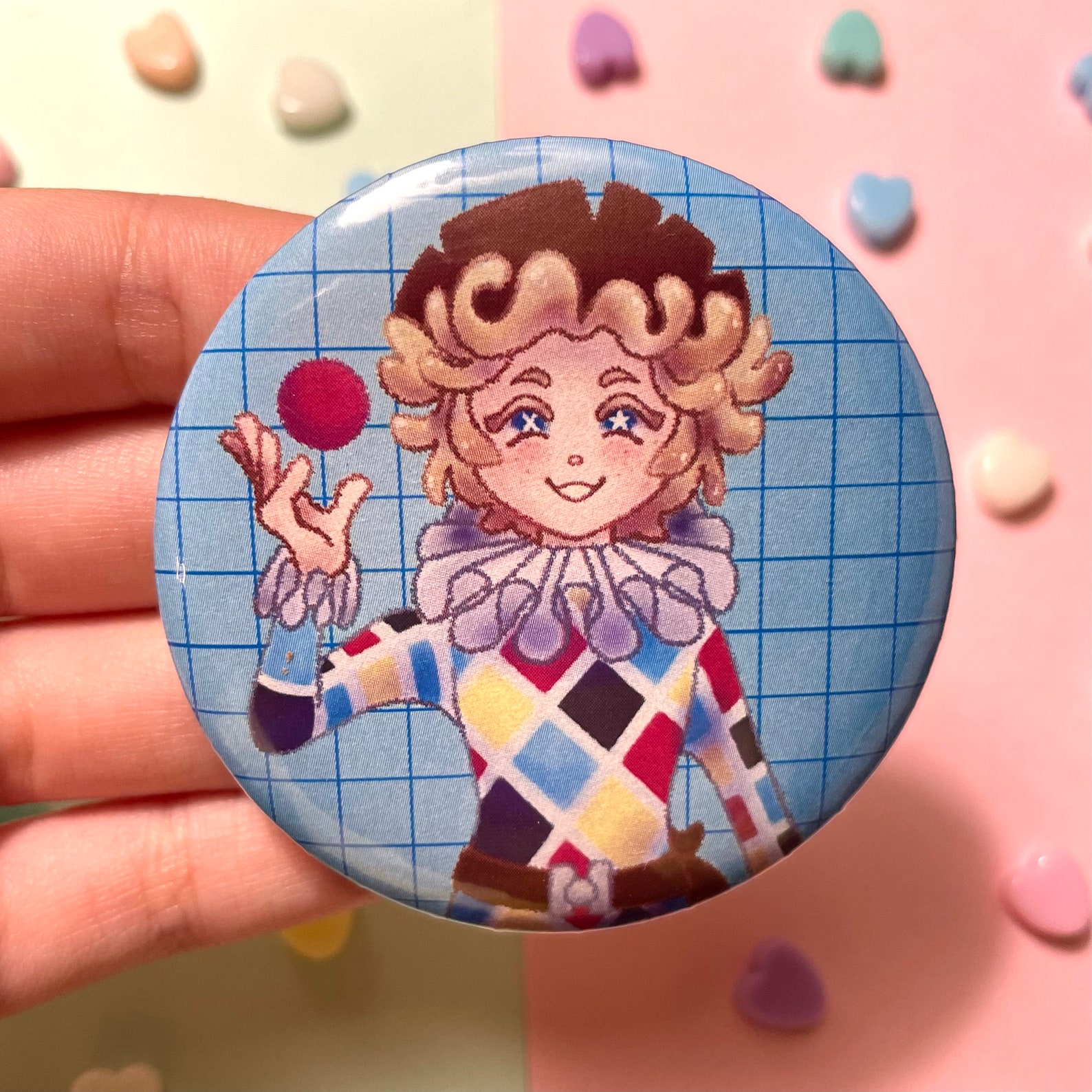 Identity V Buttons - IDV Male Survivor Pin Badges - Postman Prisoner ...