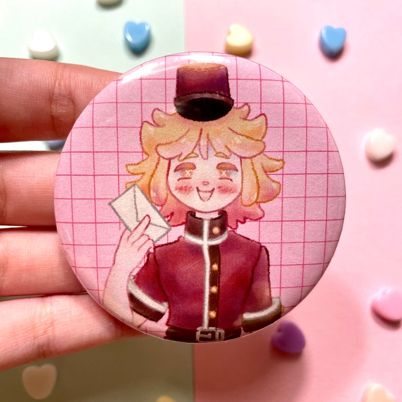 Identity V Buttons - IDV Male Survivor Pin Badges - Postman Prisoner ...