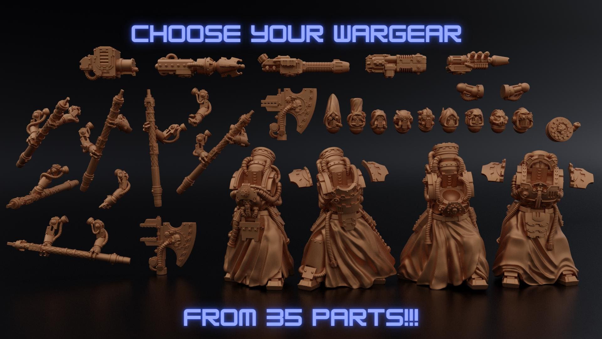 Security Cyborg Kit - Proxy Models for Horus Heresy Miniatures - Etsy ...