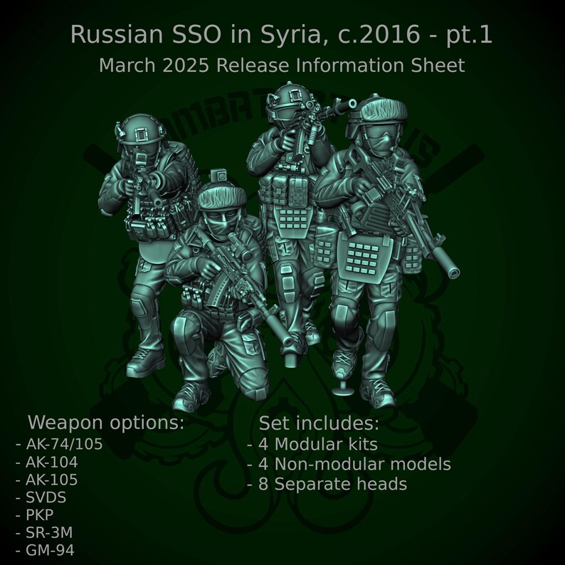 Combat Octopus - Russian SSO in Syria C.2016 March 2025 Pt1 - Etsy ...