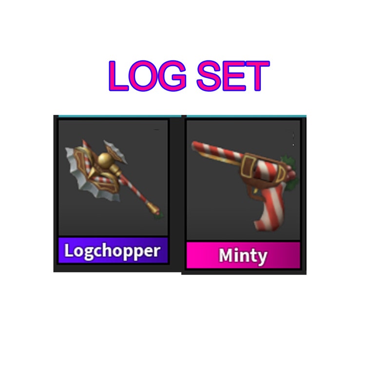 MM2 Log Set Murder Murder Mystery 2 Logchopper and Minty - Etsy